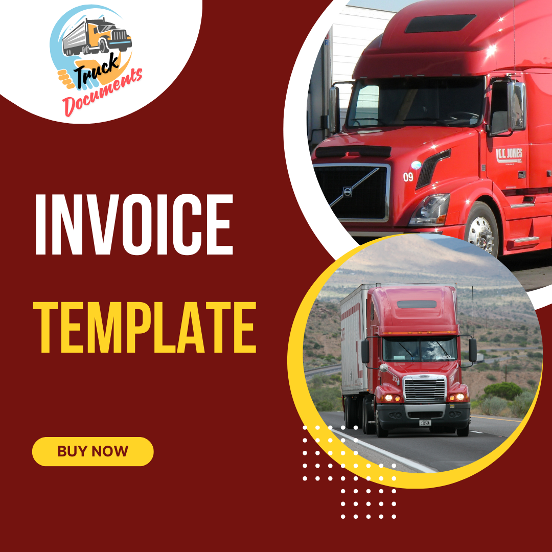 Invoice template – Truck Documents and Courses